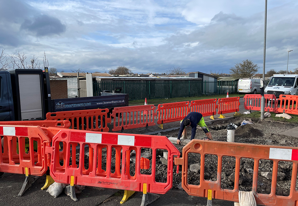 Work begins on Percy Drive zebra crossing - The Ambler